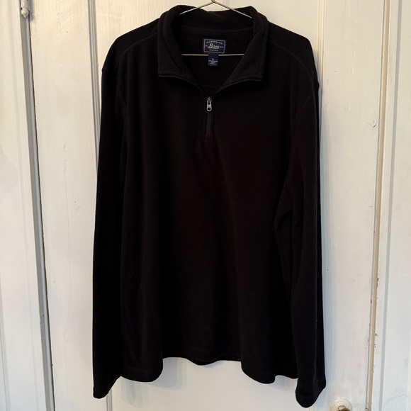 G.H. Bass & Co. | Sweaters | Bass Black Fleece Pullover | Poshmark